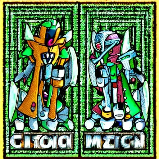 sci-fi jungle matrix digimon | OpenArt