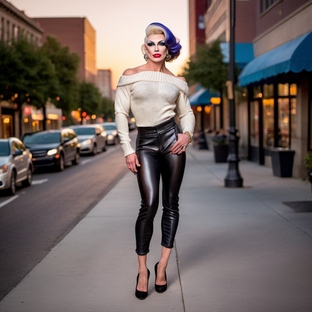 Front view of a handsome man DRESSED UP AS a 25-year...