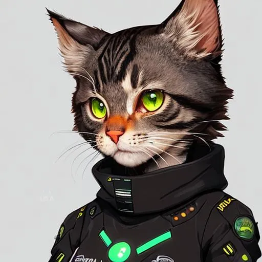cat in mech suit | OpenArt