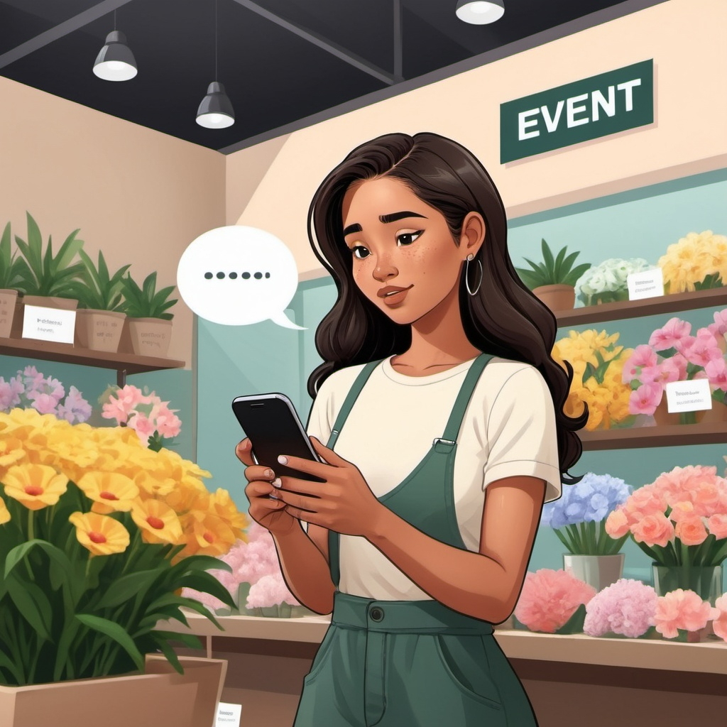 realistic cartoon young pacific islander women in a...