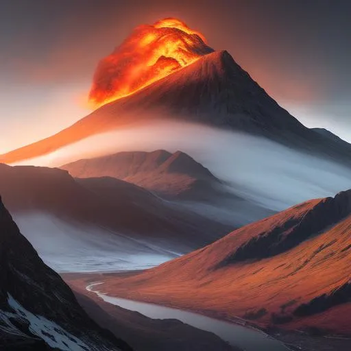 mt snowdon, snowdonia national park,, wales,, viole... | OpenArt