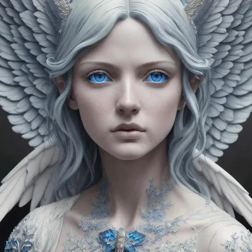 Hyperrealistic painting of an adult angel daytime, s... | OpenArt