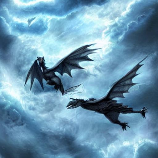 Saphira The Dragon Flying