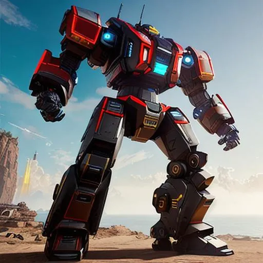 Giant robots, unreal engine, jet pack, extremely wel...