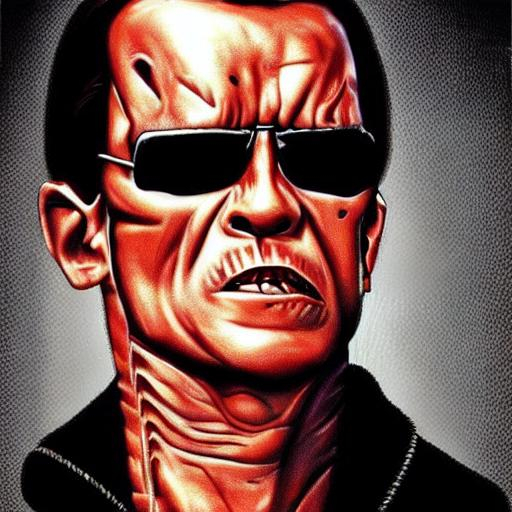 terminator, face of terminator is recep Tayyip Erdoğ... | OpenArt