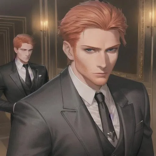 SamDoesArt, young man, manly, muscular, rich, old mo... | OpenArt