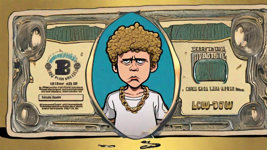 half real low brow hard edge cartoon vector illustra...