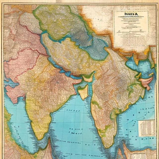 photo of 1947 india map | OpenArt