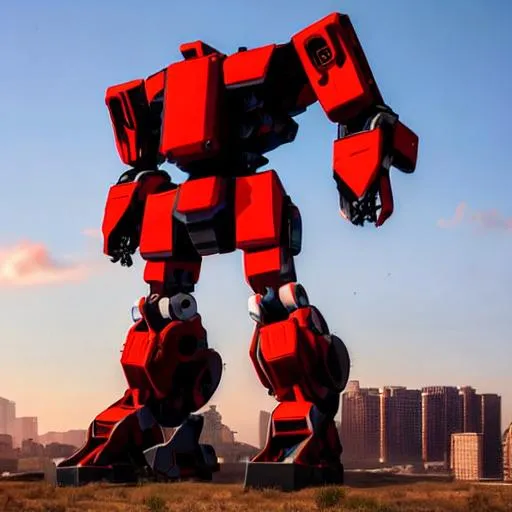 A robot made out of diamond has rocket arms that hav... | OpenArt