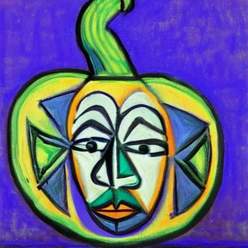 pumpkin art, Pablo Picasso | OpenArt