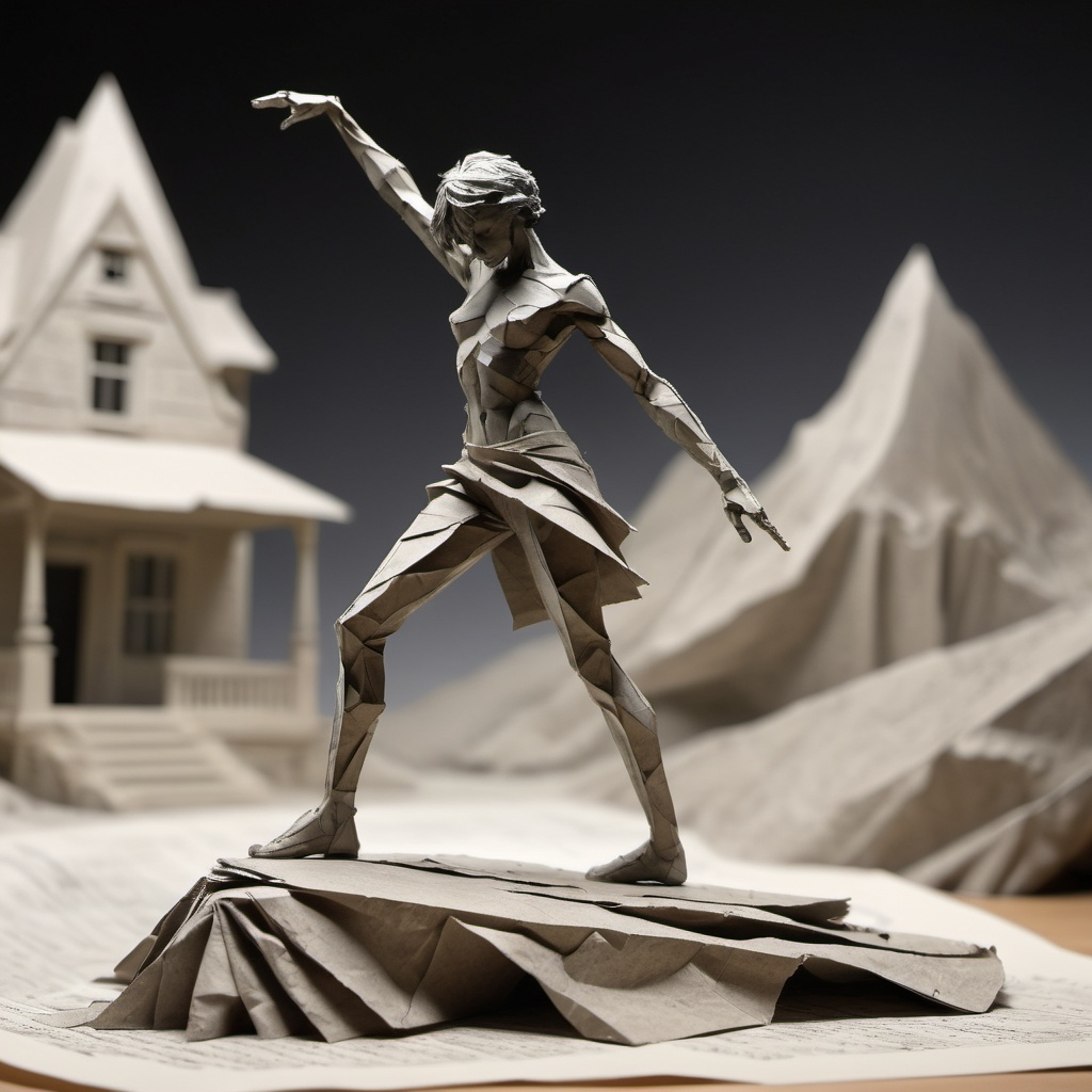 jaded blade dancer on the uppermost point of a slag...