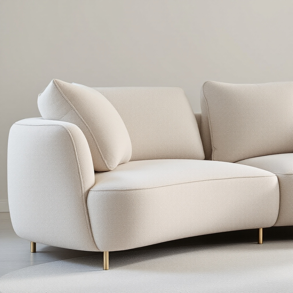 A modern modular sofa system consisting of 3 identic...