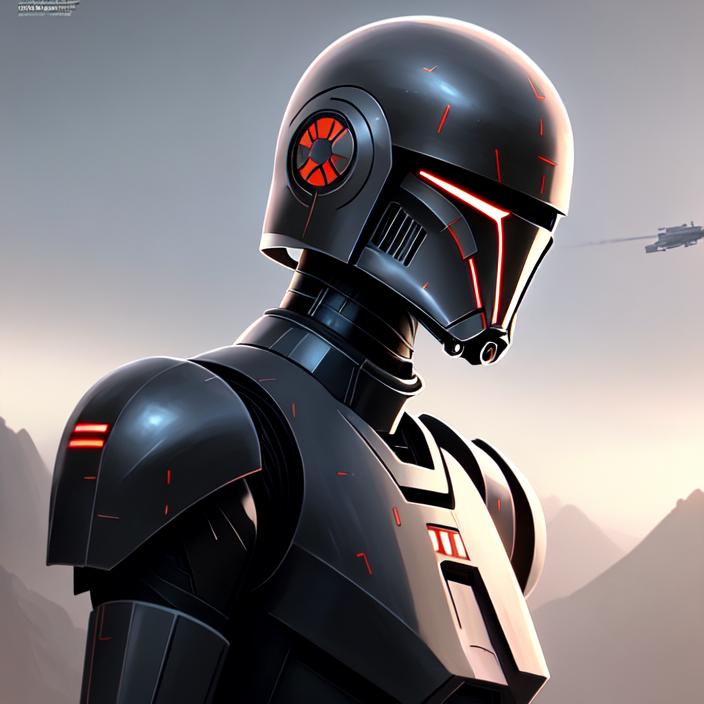 B1-series battle droid from star wars, battlefield,...