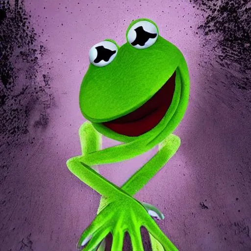 taylor swift and kermit the frog playing in snow on... | OpenArt