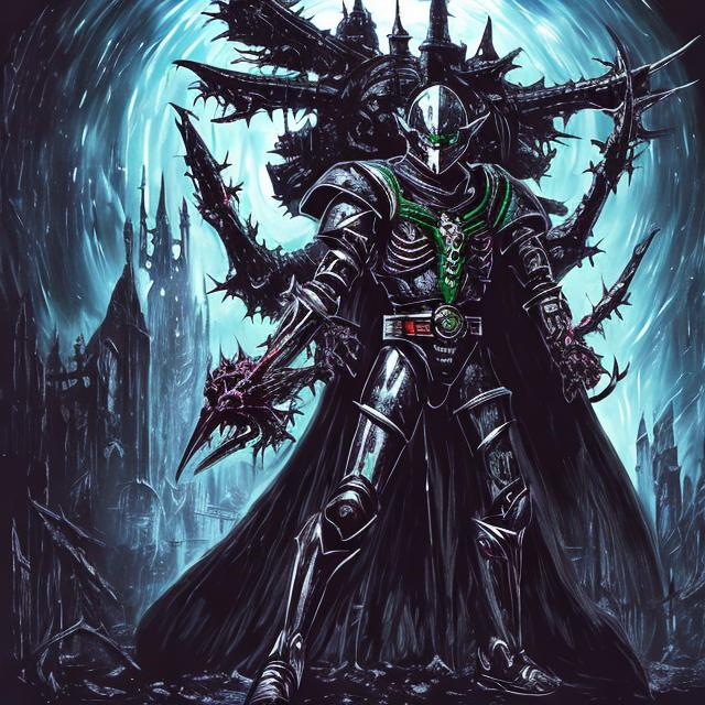 Tokusatsu kamen rider sith psyker in grimdark gothic...