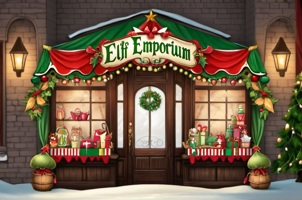 Whimsical Elf Emporium Banner