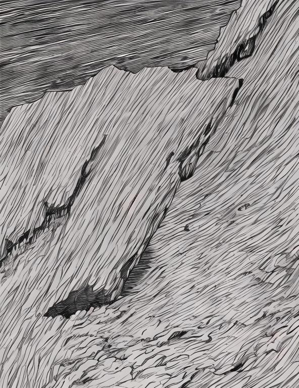 one piece manga, linework, anime style, flat rock gr... | OpenArt