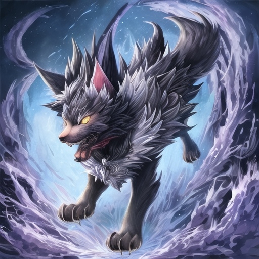 Fenrir as a cat