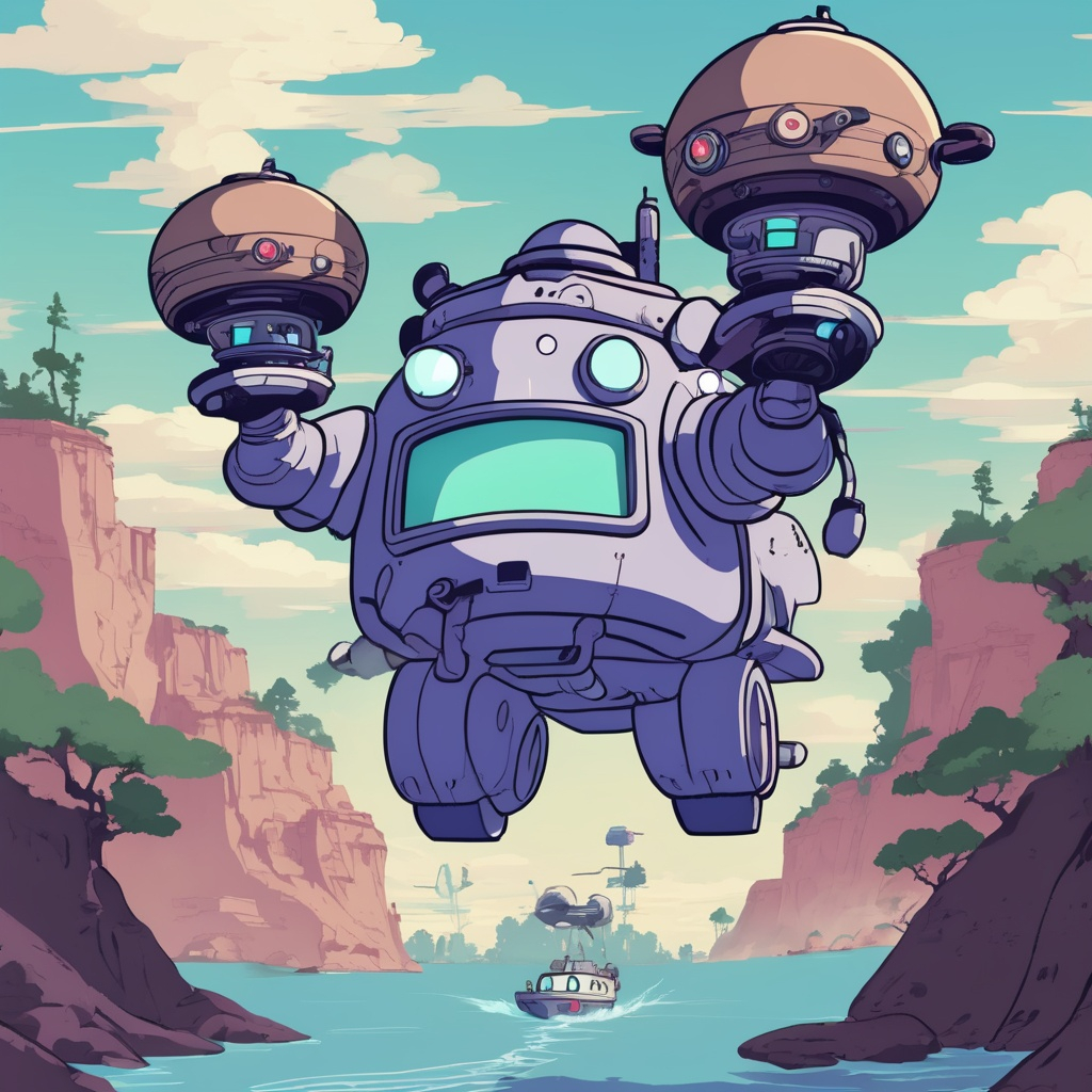 NEPTR rampaging across the land of Ooo