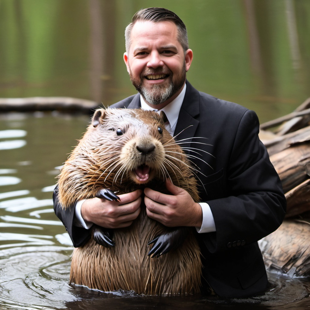 A Baptist preacher fused with a beaver