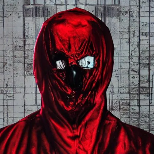 Ghostface from 1996, highly detailed, bloody mask, b... | OpenArt