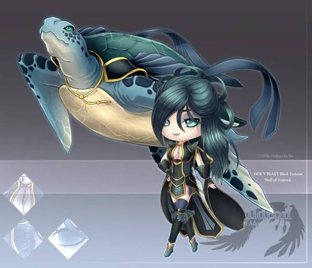 Holy beast anime girl