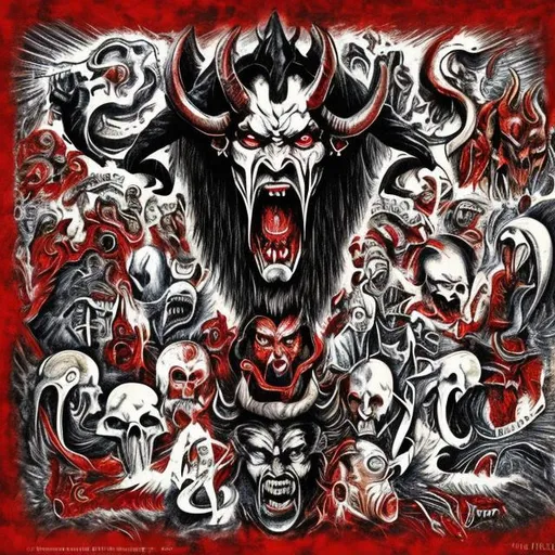 Psychopath, schizophrenic, blood devil, accurate sym...