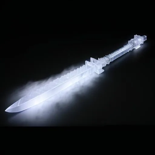 8k , ice fire sword , fantasy