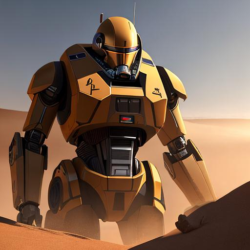 battle droid, soldier, android, biped, robot, gun, f... | OpenArt