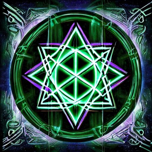 The matrix script hexagram magic sigils amped tuned... | OpenArt