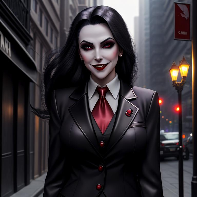 Female Lasombra Vampire, 11th Generation, vampire, v... | OpenArt