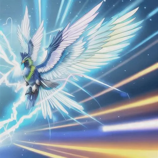 thunder bird with electric wings