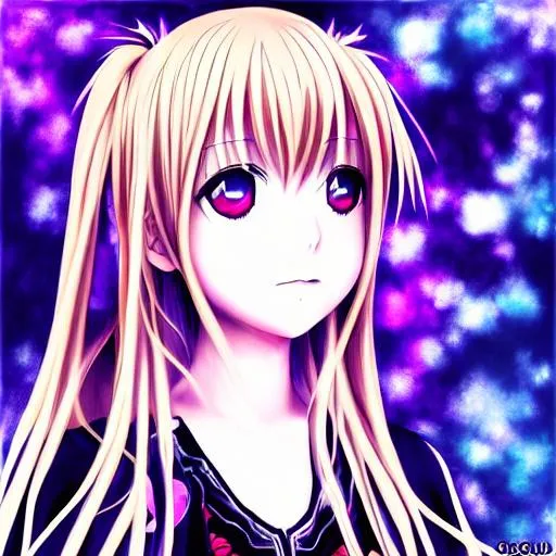 anime portrait of a misa amane, anime eyes, beautifu... | OpenArt