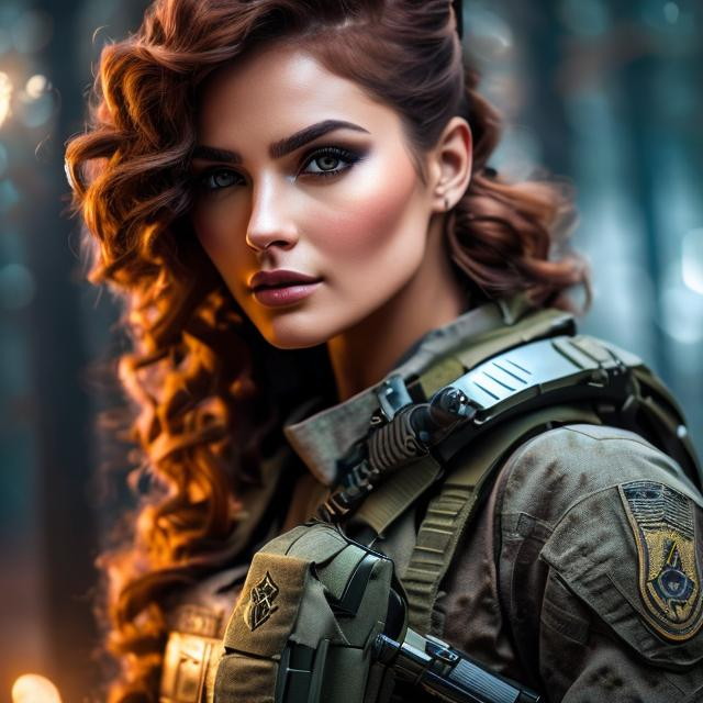 Incredibly detailed photography of a beautiful woman...