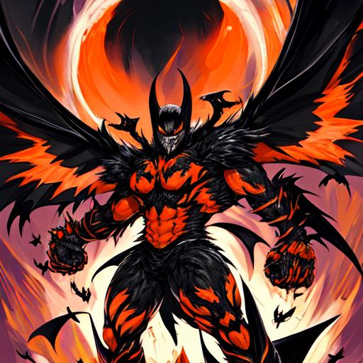 Evil, Orange/Black Bat, Omega Final Boss, Mini Fight... | OpenArt