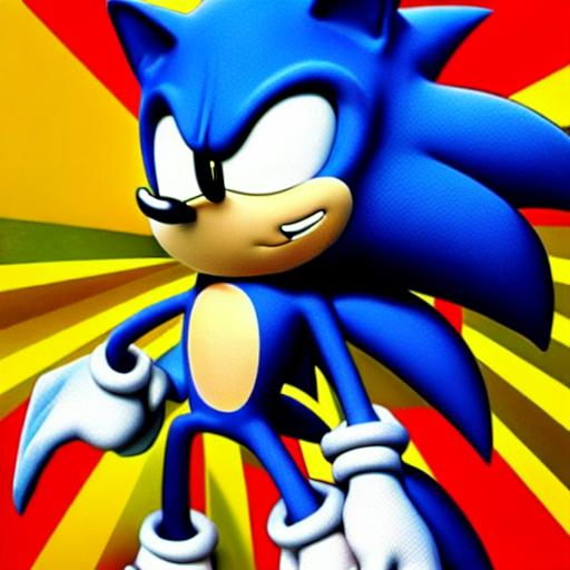 Sonic distorted | OpenArt