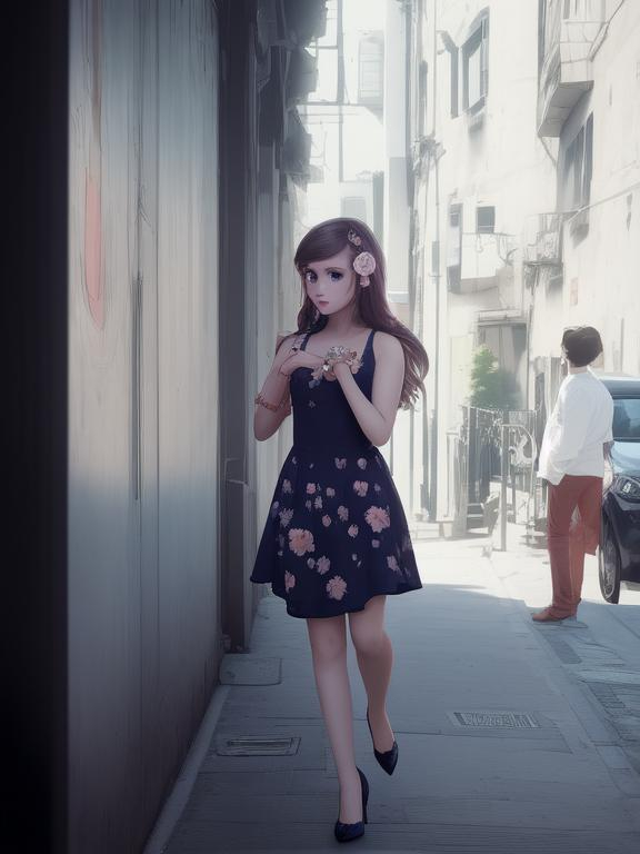 this boy was magically transformed to a girly girl....