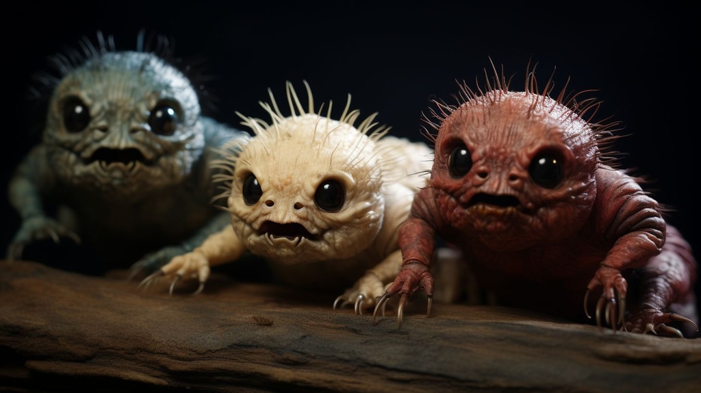 creepy crawling creatures crawling into becoming one...