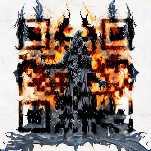 mysticism, curse, heavy metal. Blood fire and darkne...