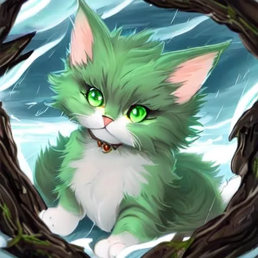 Lumi Catsith(cat) Female Traits: Emerald eyes, soft...