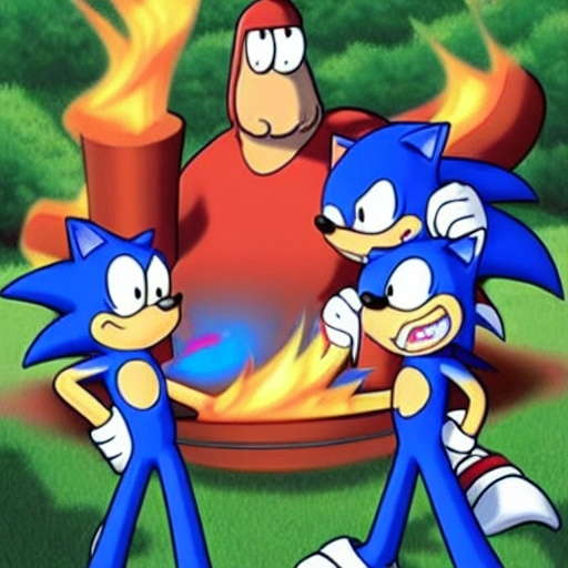 Sonic Family guy from Peter griffin use the fire🔥 T...