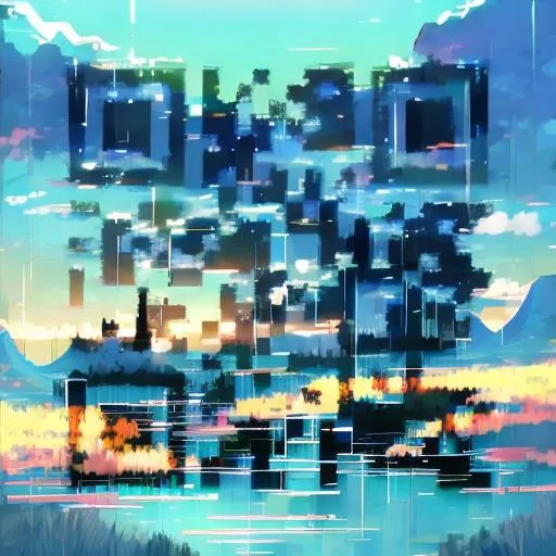 background beautiful landscape, anime style Artwork... | OpenArt