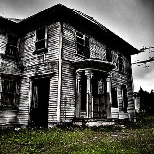 Exploring a demonic house and you see a ghost peek o... | OpenArt