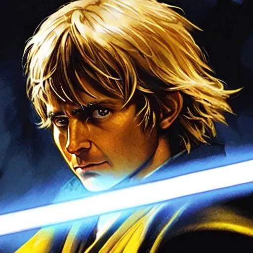 sticker of Luke Skywalker from Star Wars, full body,... | OpenArt