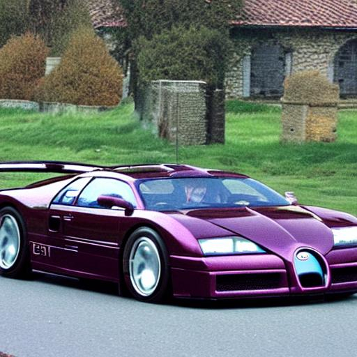 Bugatti eb110 with pop up headlights | OpenArt