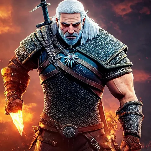 The Witcher 3 game thumbnail for YouTube | OpenArt