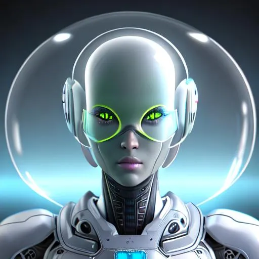 Ultrarealistic 8k Portrait of futuristic alien in li... | OpenArt