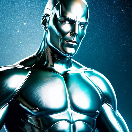 Realistic photo of , Silver Surfer from Marvel, RAW... | OpenArt