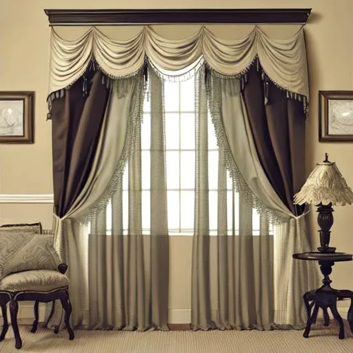 Create a catalogue for a curtains and drapes company...