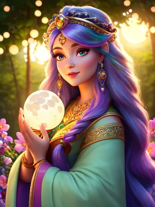 fantasy genre, disney art style, disney princess, au... | OpenArt